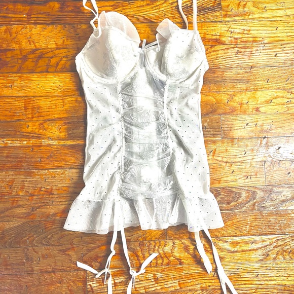 Victoria's Secret | Intimates & Sleepwear | Victorias Secret White Lace ...